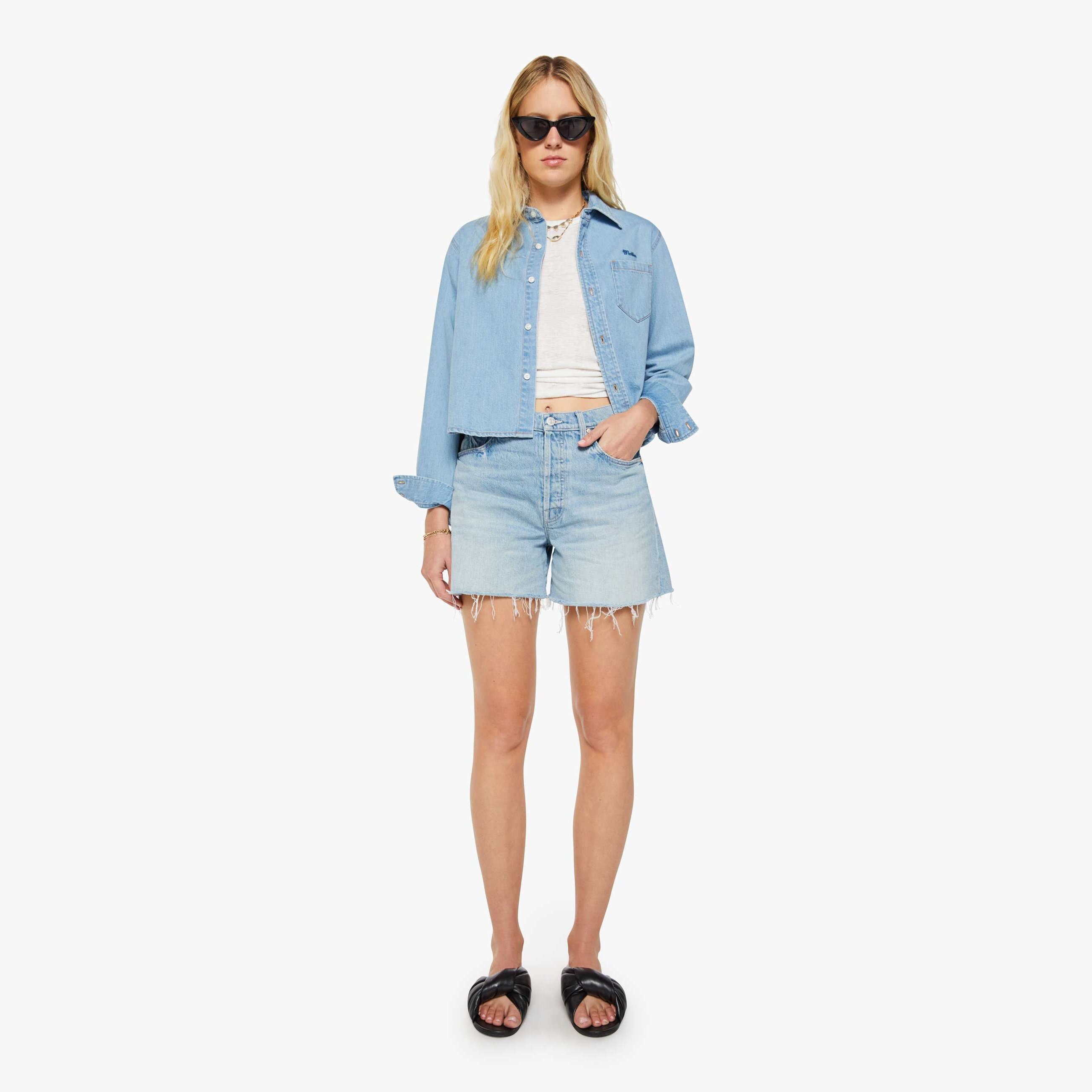 MOTHER MOTHER The Extra Mile Fray Shorts